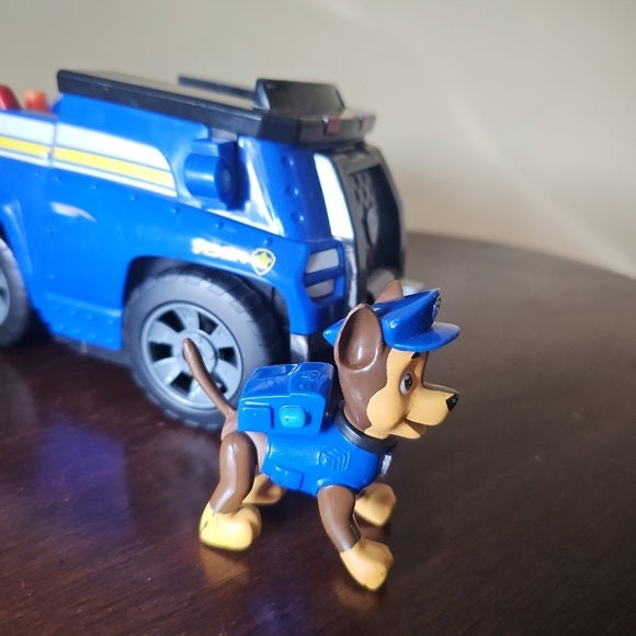 Paw Patrol On A Roll Chase Figure And Vehicle With Sounds Etsy
