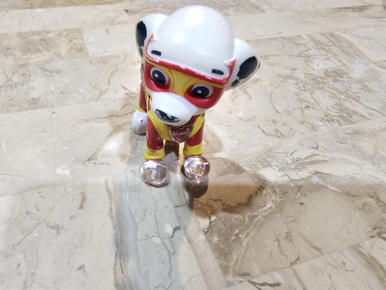 Paw Patrol Mighty Pups Light up MARSHALL Figure - Etsy