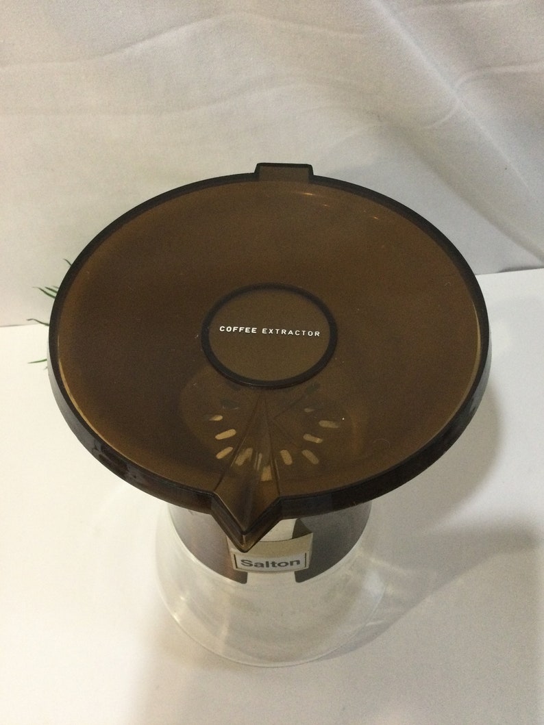 Rare Vintage Glass Salton Filter Coffee Extractor up to 10 Cups - Etsy