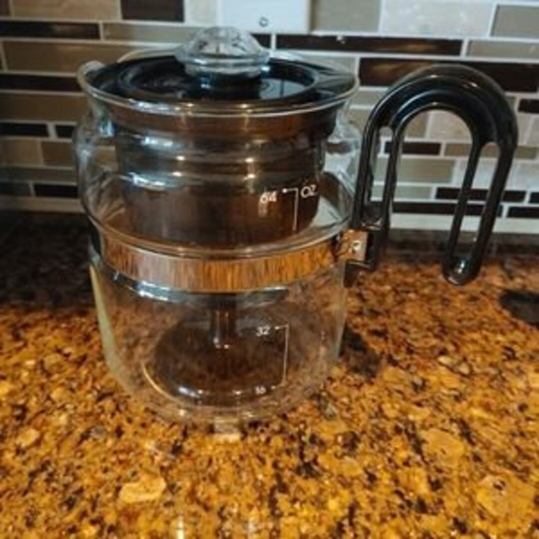 Gemco Brand Glass Coffee Pot With Plastic Interior 6 Cups - Etsy