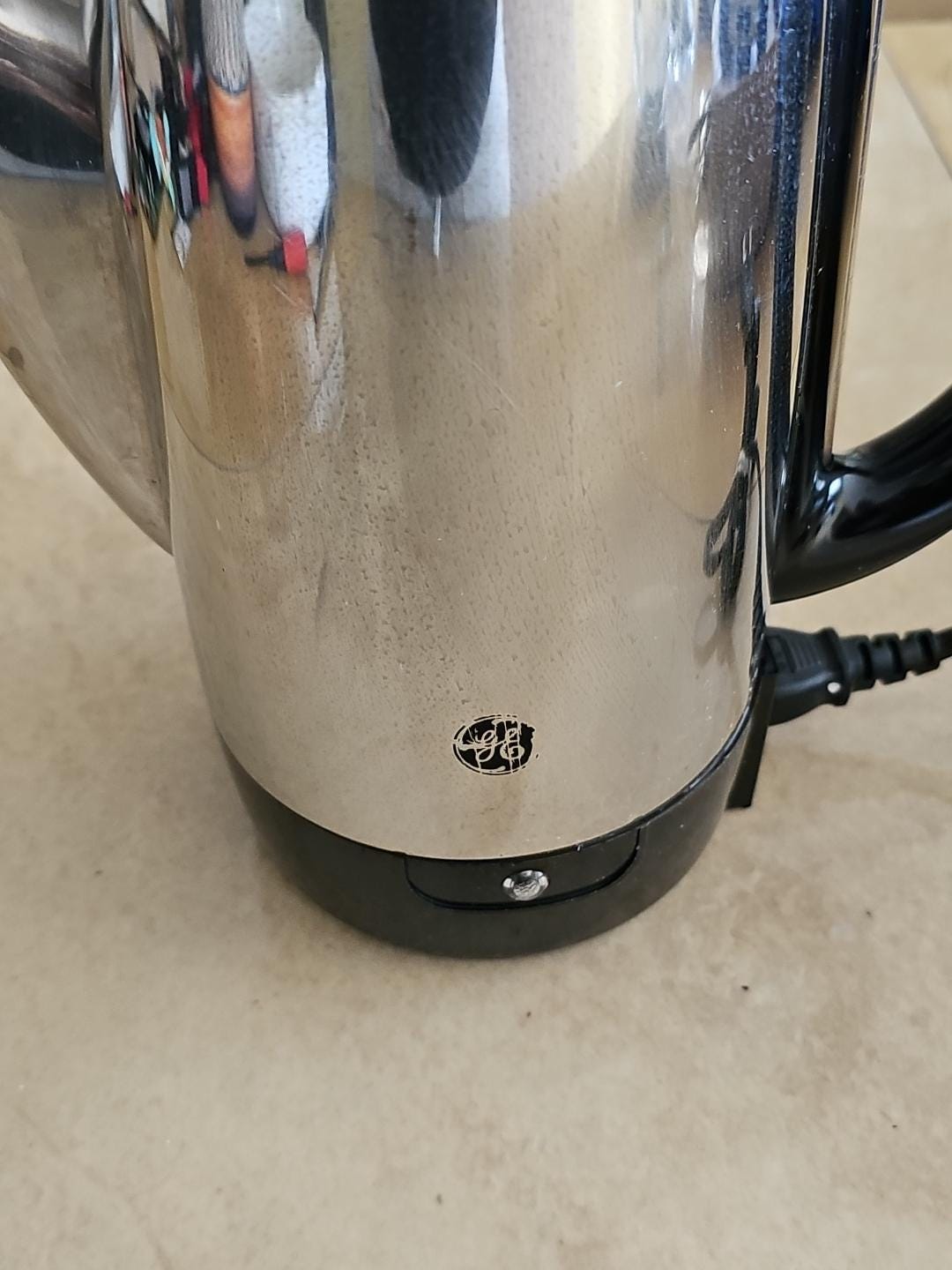 Vintage GE Coffee Percolator Chrome 12 Cup Coffee Maker - Etsy