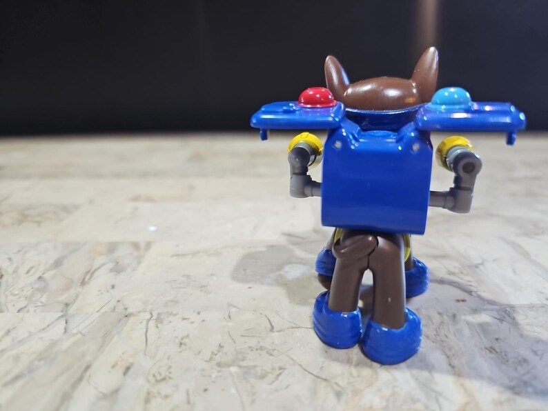 Paw Patrol ACTION PACK PUP Blue Chase Figure - Etsy