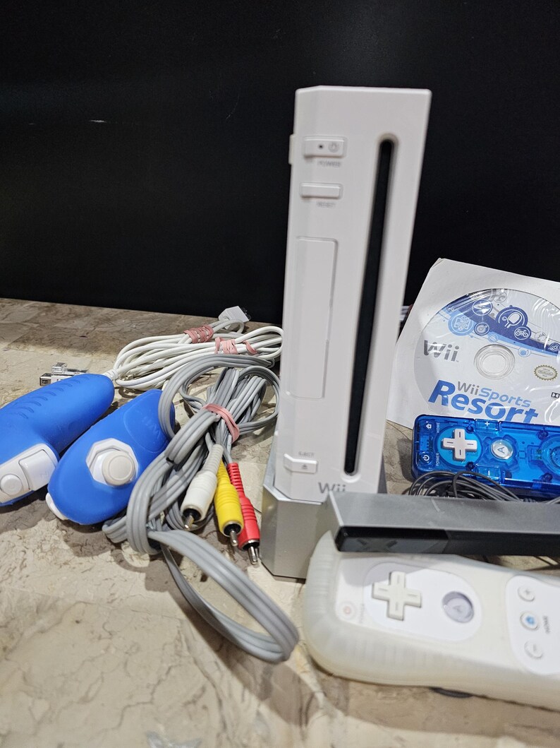 Wii Console With All Peripherals and 2 Controllers, Ready to Play, Wii ...