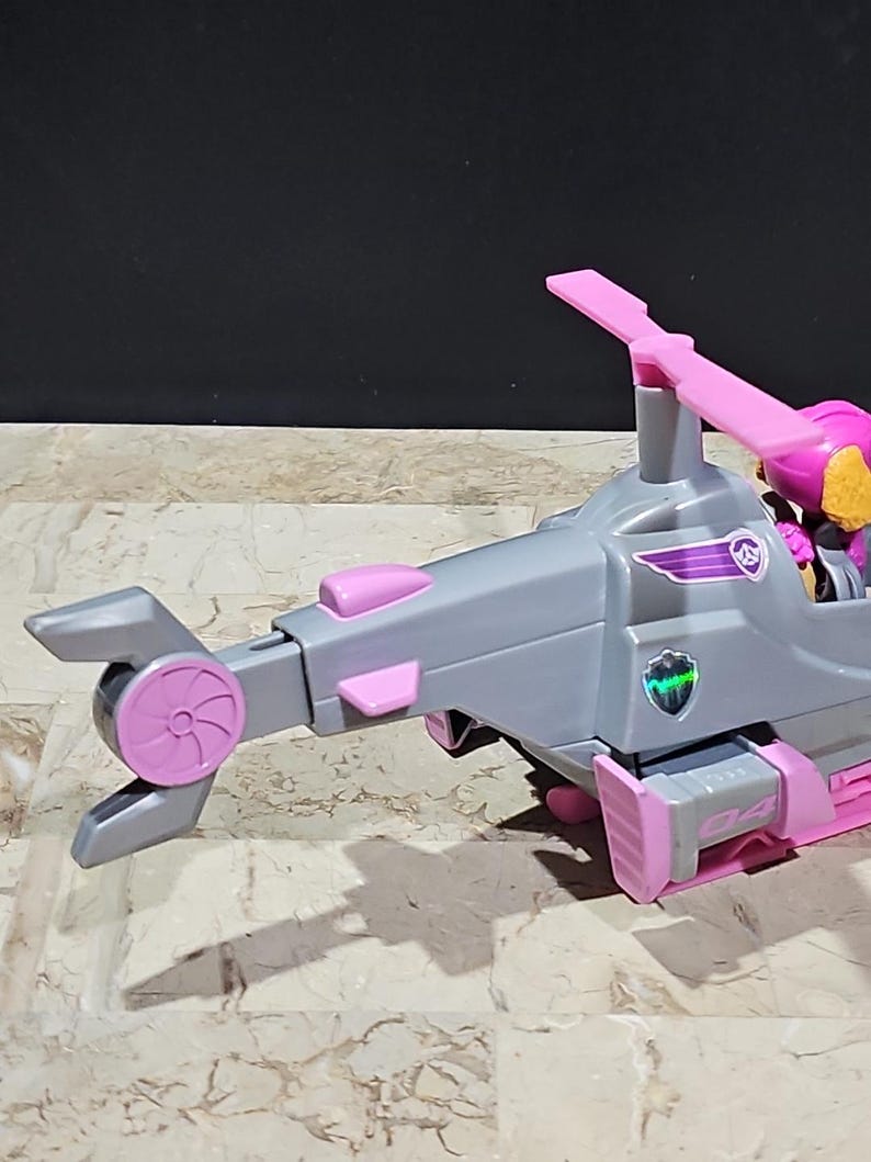 Paw Patrol, Skye’s Helicopter Vehicle Collectible Figure With Pilot - Etsy