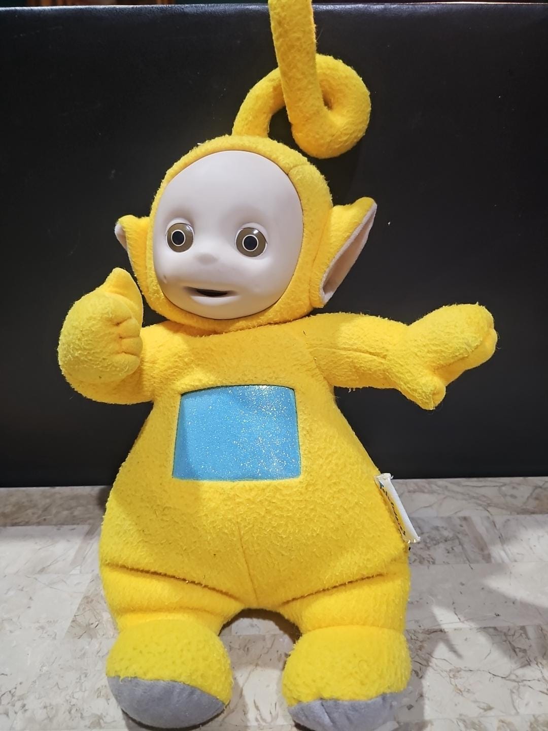 Vintage 1999 Yellow Teletubbies Laa Laa Talking Plush Playskool 12-inch ...