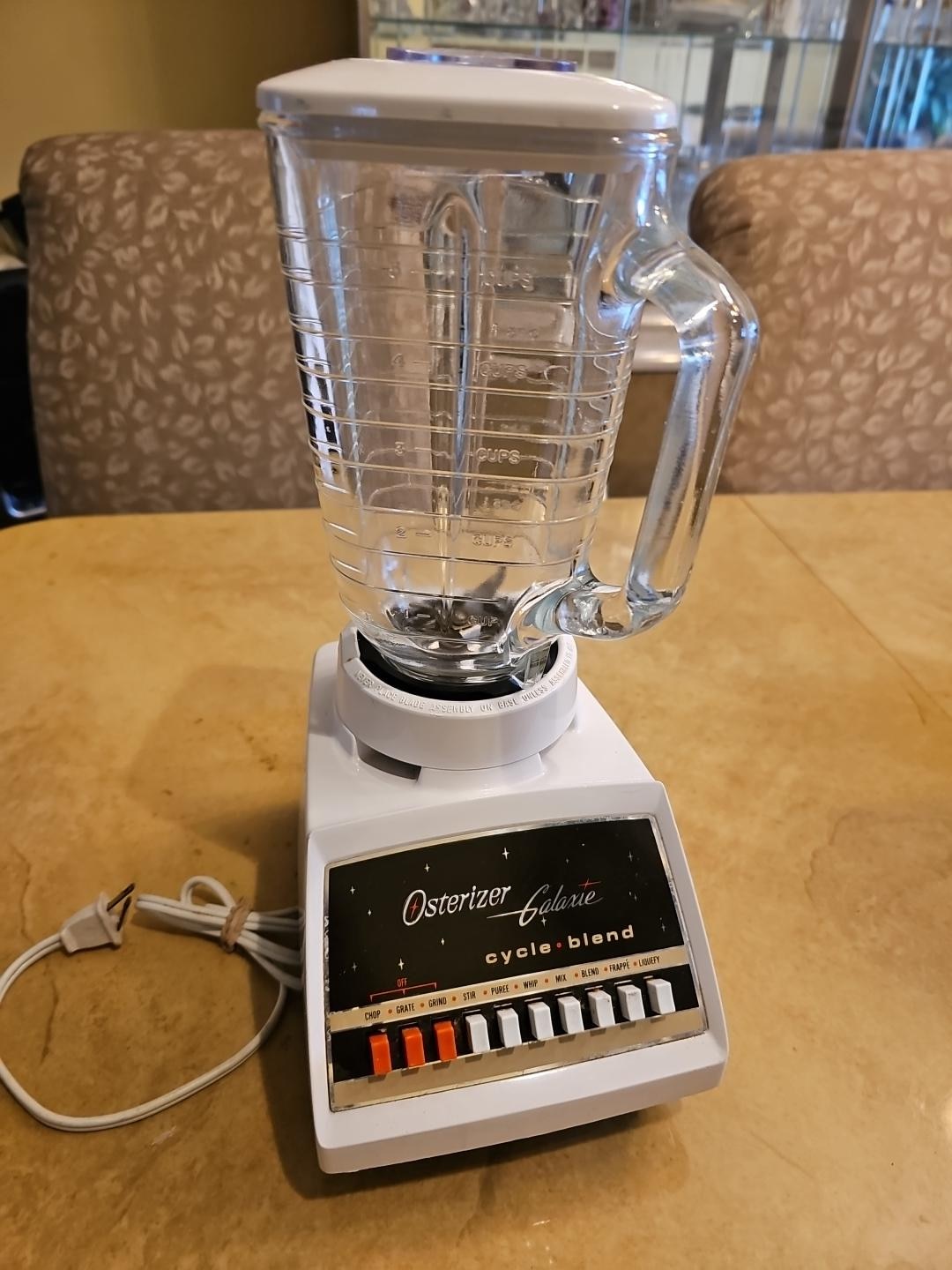 Vintage Oster Galaxie Cycle Blend Blender Mixer With 5 Cup Glass Jar - Etsy