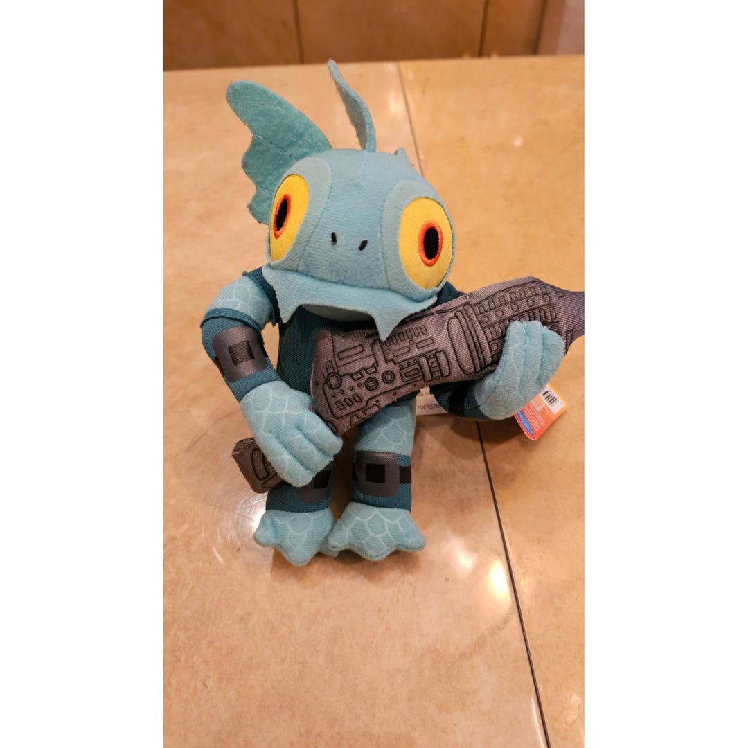 Skylanders Gill Grunt Plush Toy With Ray Gun - Etsy