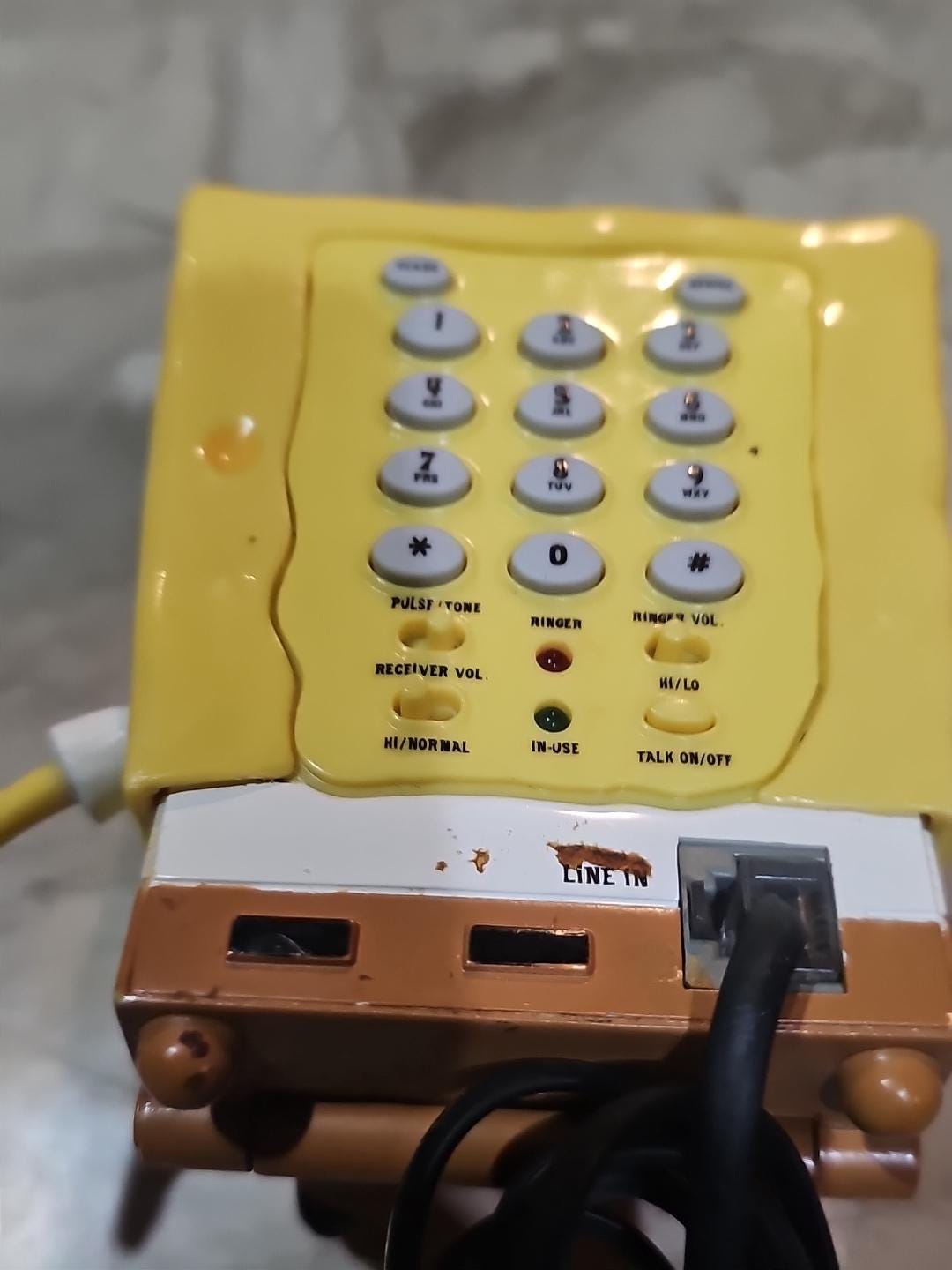Spongebob Squarepants Flip Phone Landline Vintage Telephone Untested - Etsy