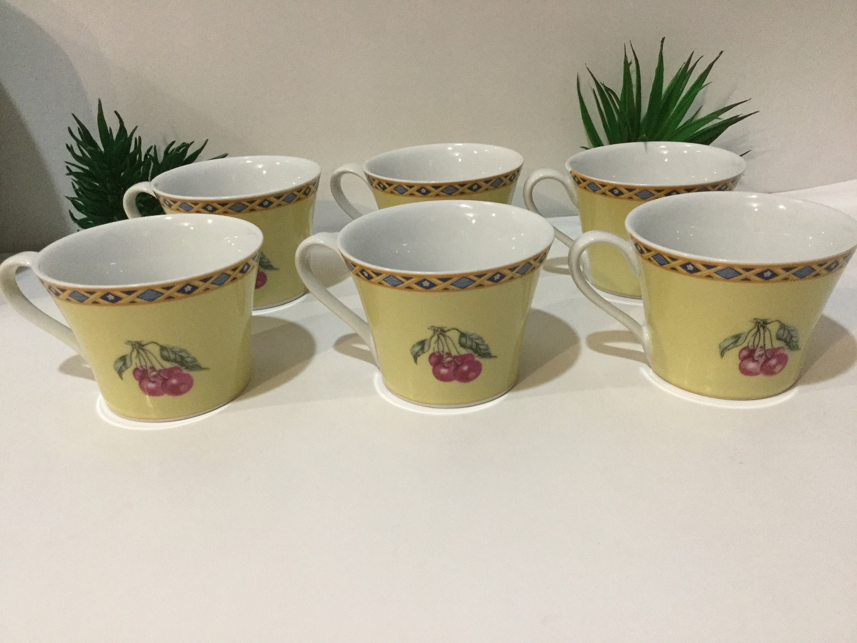 Vintage Royal Heritage Collection Multi-fruit Fine Porcelain 6 Set of ...