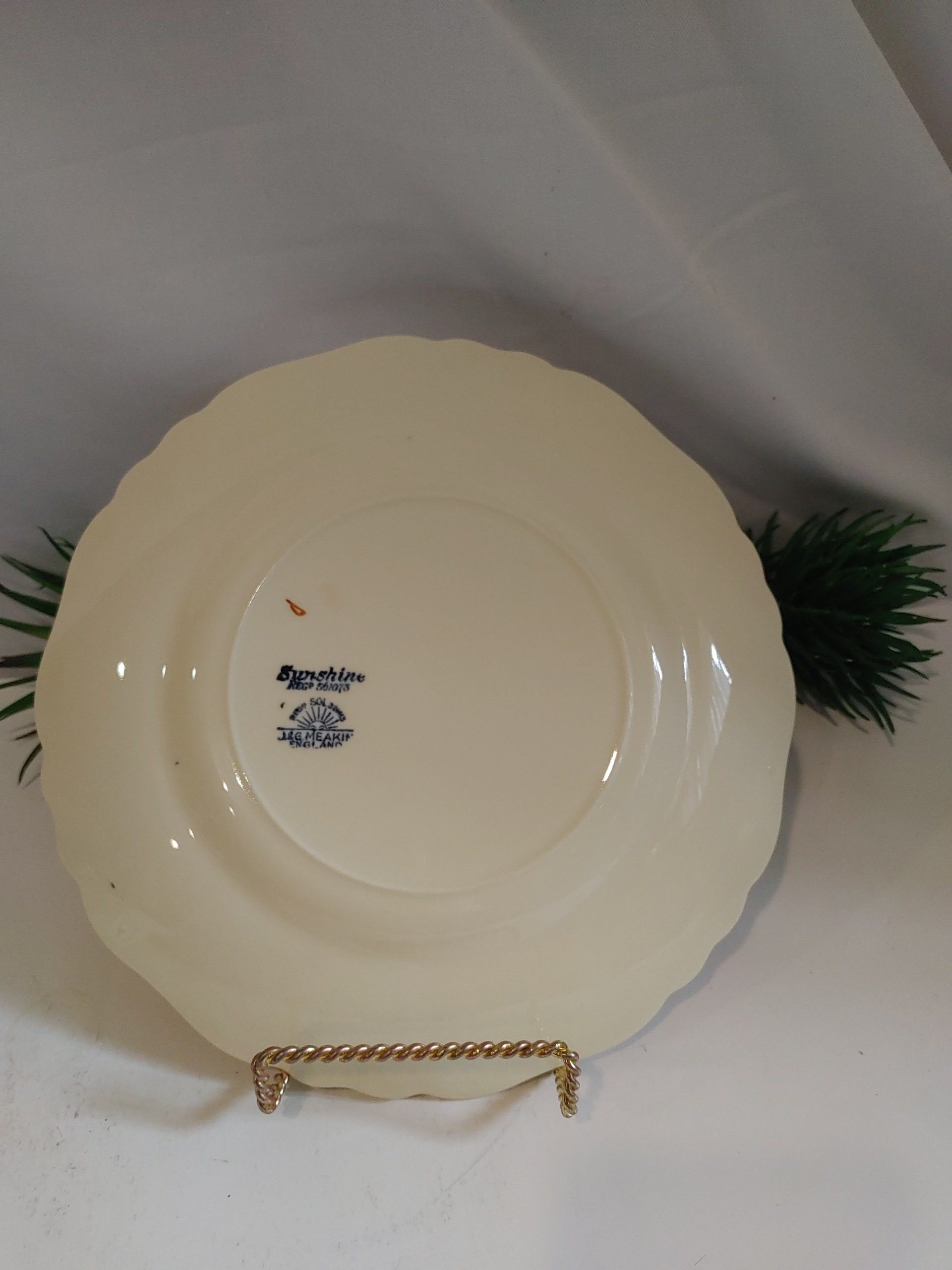 Antique J&G Meakin Sunshine 1912 Dinner Plate 10" Diameter. - Etsy
