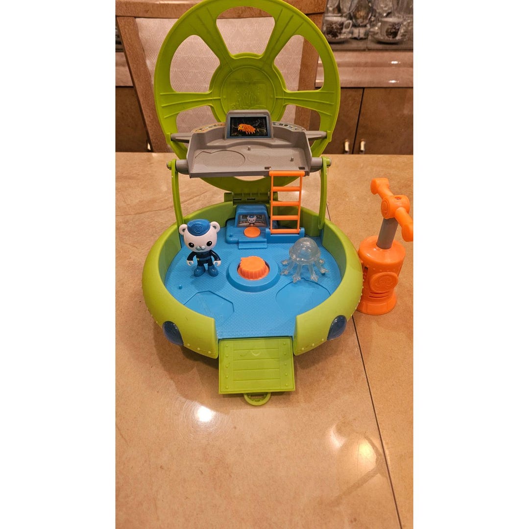 Octonauts Play Set Kwazii Barnacles Jellyfish Playskool Fisher Price ...