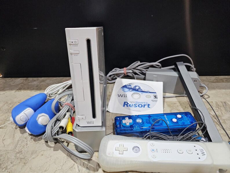 Wii Console With All Peripherals and 2 Controllers, Ready to Play, Wii ...