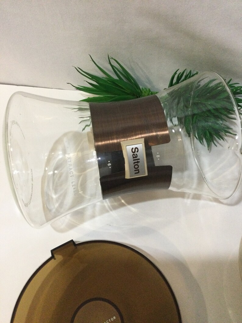 Rare Vintage Glass Salton Filter Coffee Extractor up to 10 Cups - Etsy