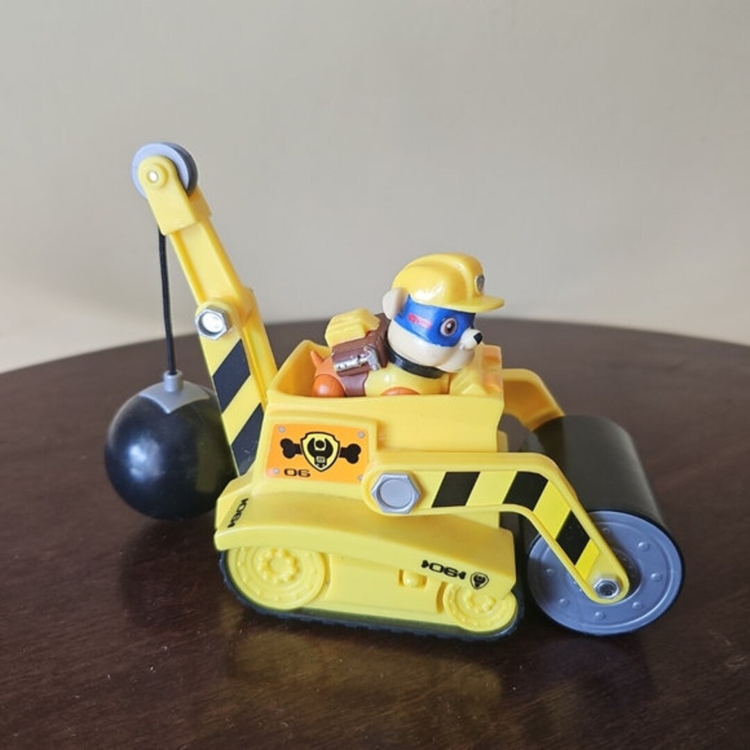 Paw Patrol Rubble's Steam Roller With Rubble Figure - Etsy