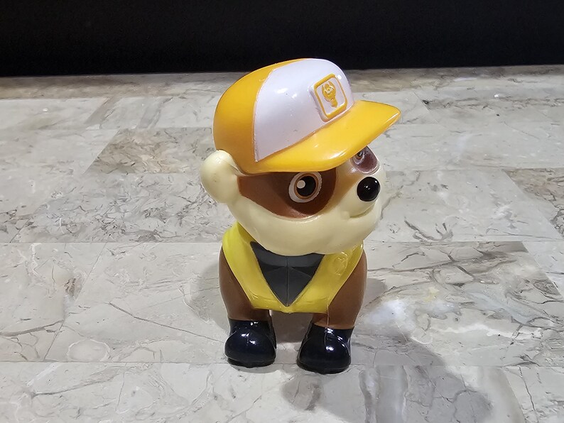 Paw Patrol Rubble Dog Puppy 2.5 Action Figure Only - Etsy