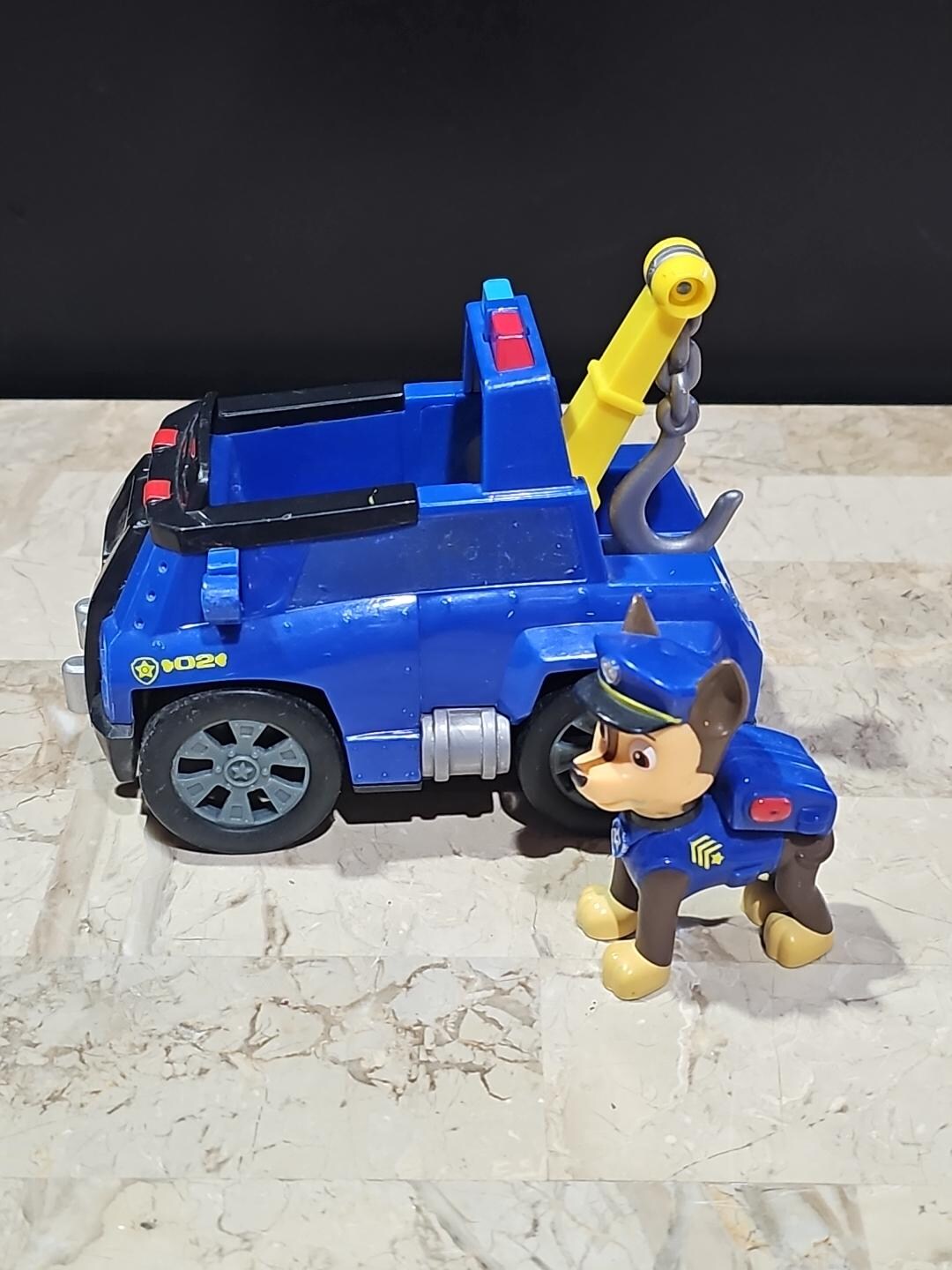Toy for Kid Paw Patrol Chase Deluxe Vehicle Chase Figure Police Cruiser ...