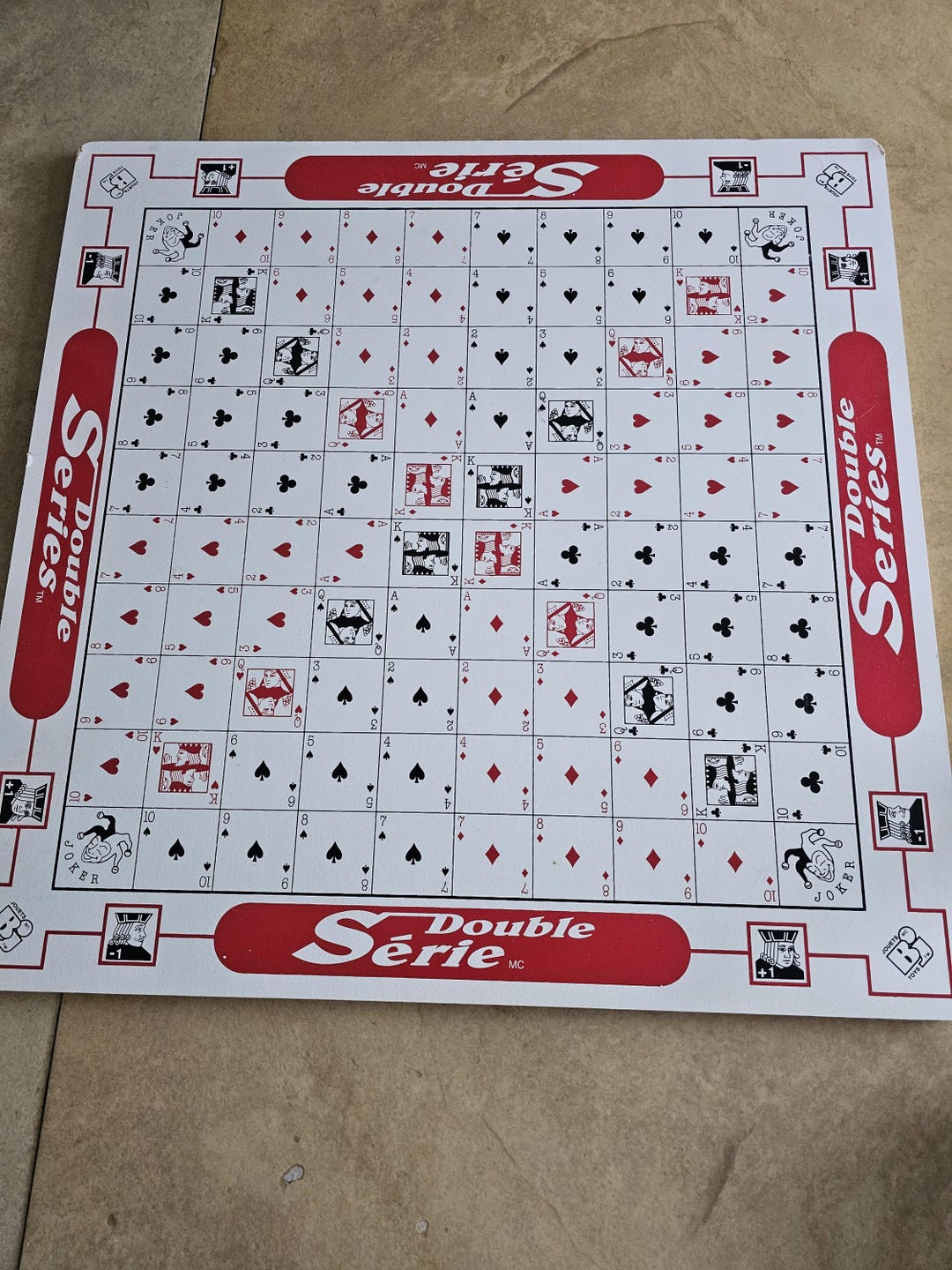 Vintage Double Sequence Game Board ONLY, Double Series Game Board, 1996 ...