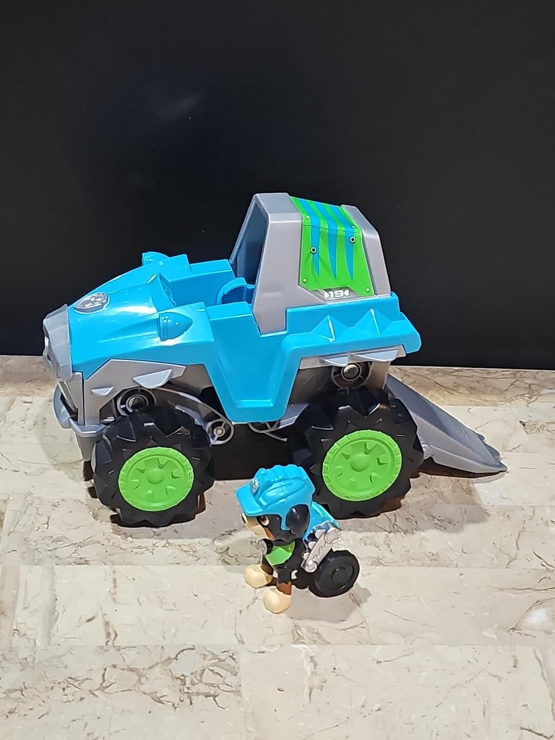 Paw Patrol Dino Rescue Rexs Deluxe Rev up Vehicle & Rex Wheelchair ...