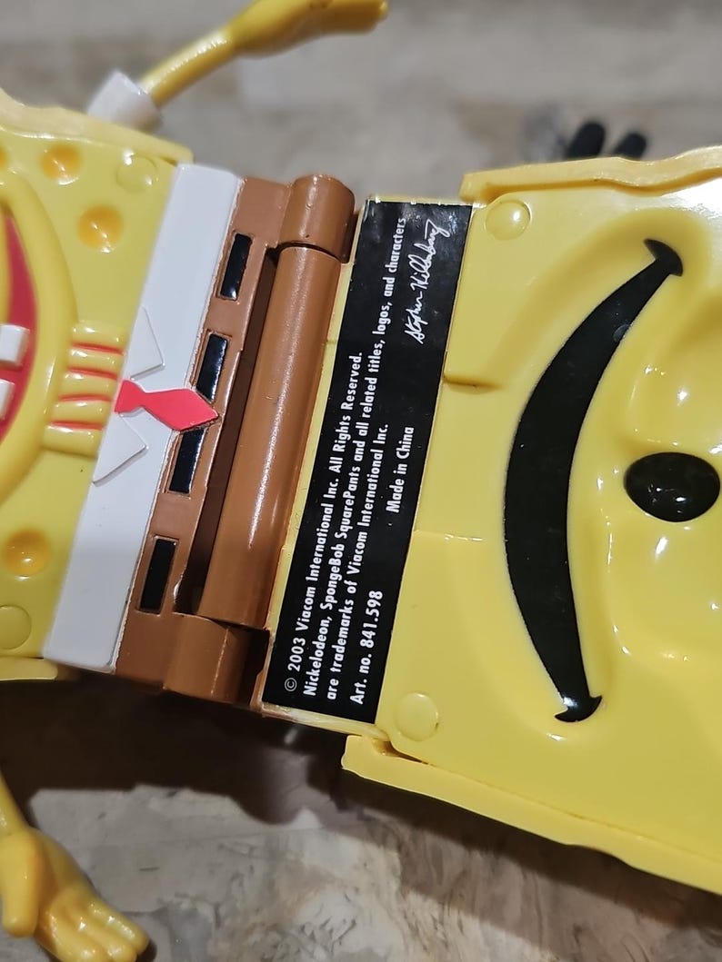Spongebob Squarepants Flip Phone Landline Vintage Telephone Untested - Etsy
