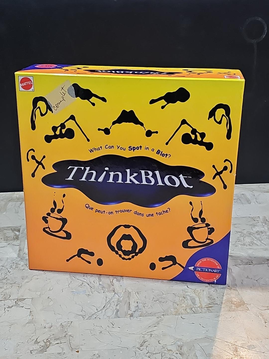 Mattel Thinkblot Game - What Can You Spot in a Blot? 1999 -complete ...