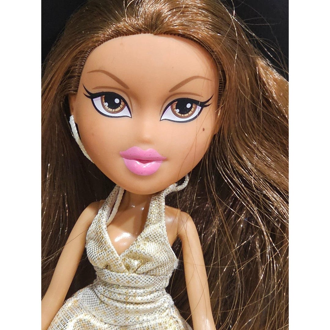 Bratz Doll Gold Sparkle Dress Stiletto Heels MGA Entertainment - Etsy