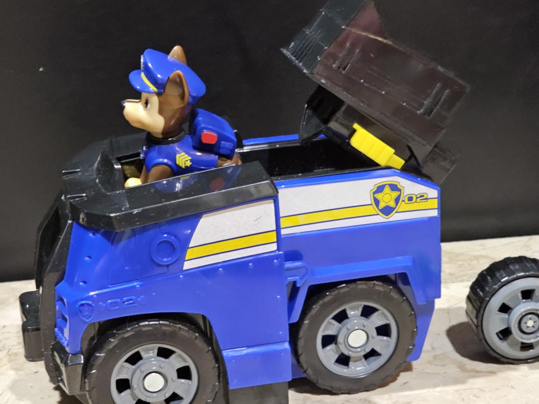 Paw Patrol Chase Split-second 2-in-1 Transforming Vehicle and Figure - Etsy