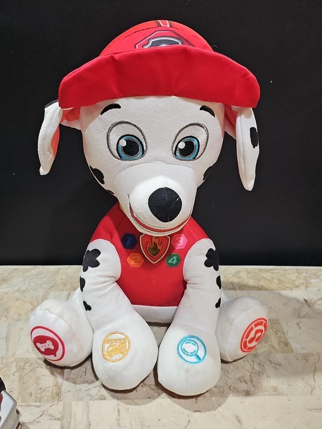 Vtech Paw Patrol Marshall Plush Read to Me Adventure Talking (french ...