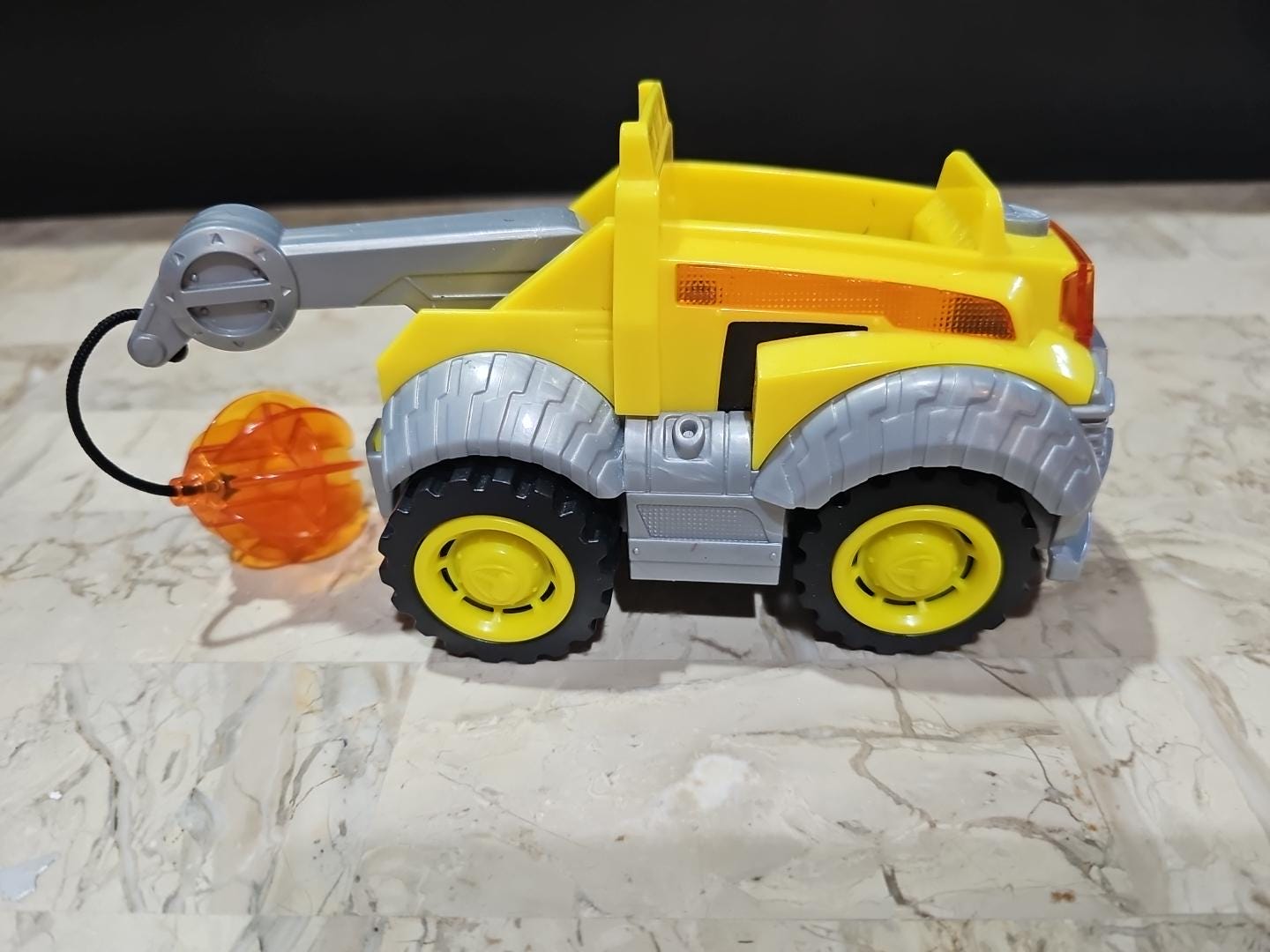 Paw Patrol Mighty Pups Rubble Construction Vehicle Figure Light up ...