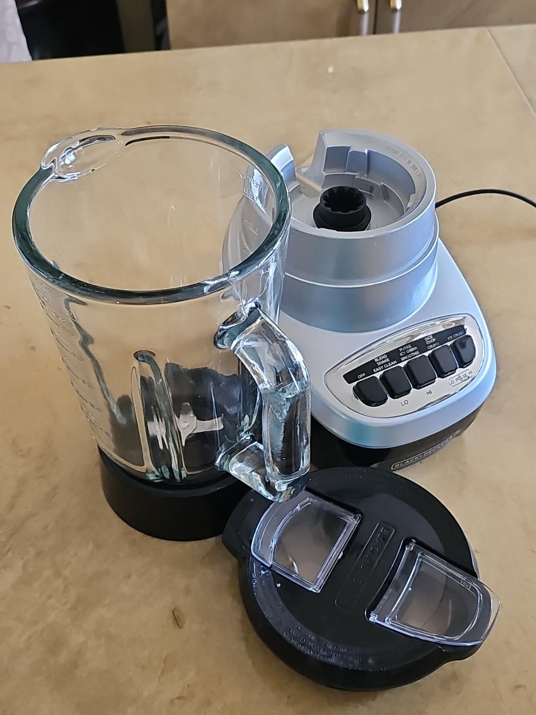 BLACK+DECKER Powercrush Multi-function Blender W/6-cup Glass Jar, 4 ...