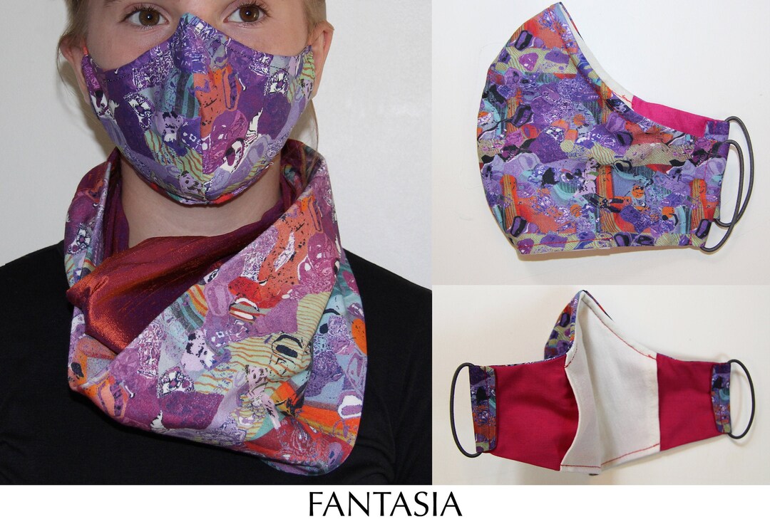 Cotton Face Masks for Women With Chiara’s Prints - Etsy
