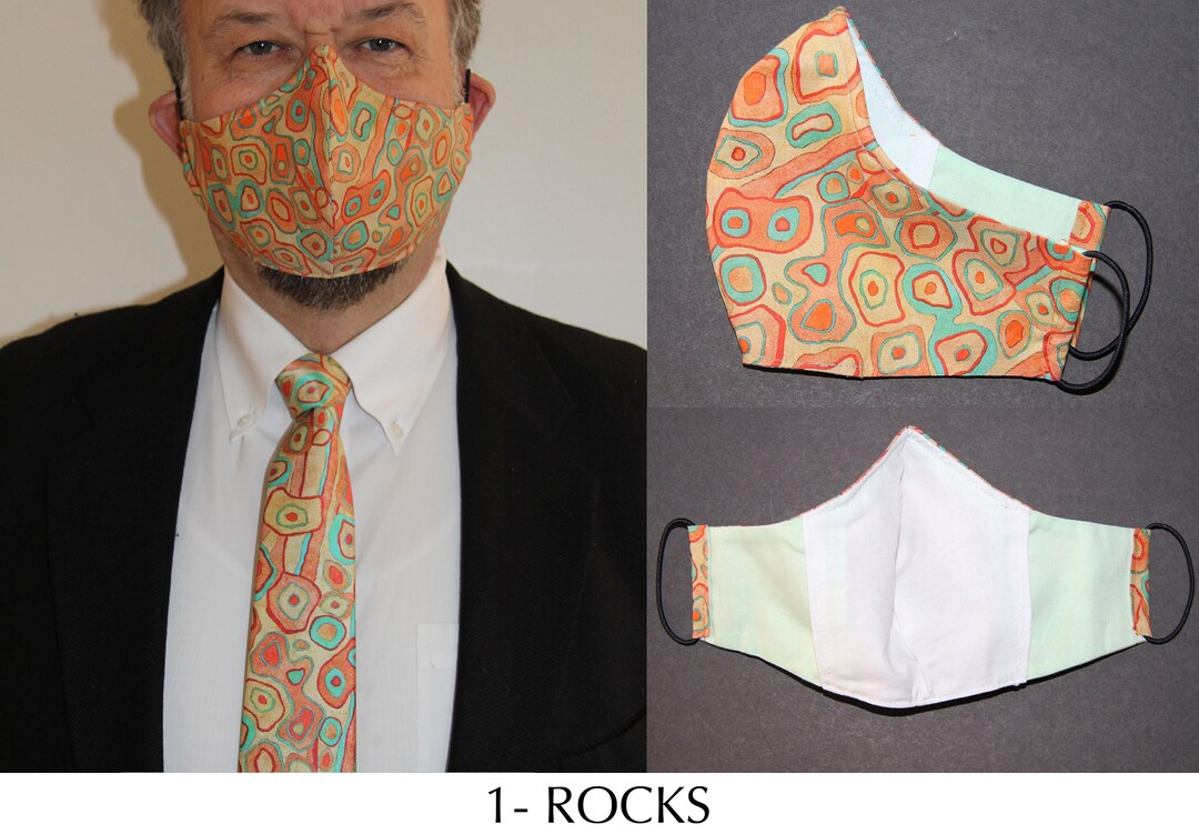 Cotton Face Masks for Men With Chiara’s Prints - Etsy