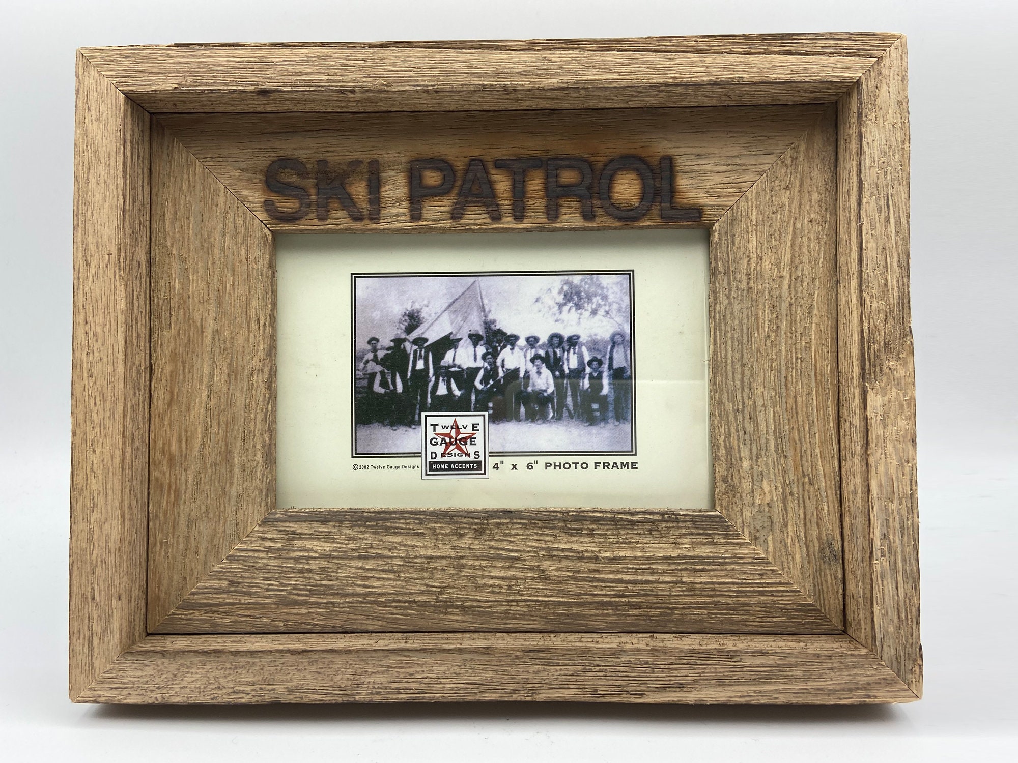 Ski Patrol Wood Ski Picture Frame - Etsy