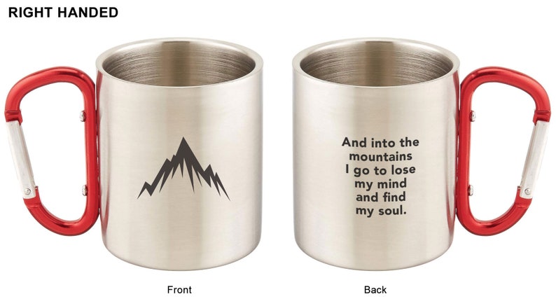 Climbing Hiking Trekking Camping Carabiner Coffee Mug - Etsy