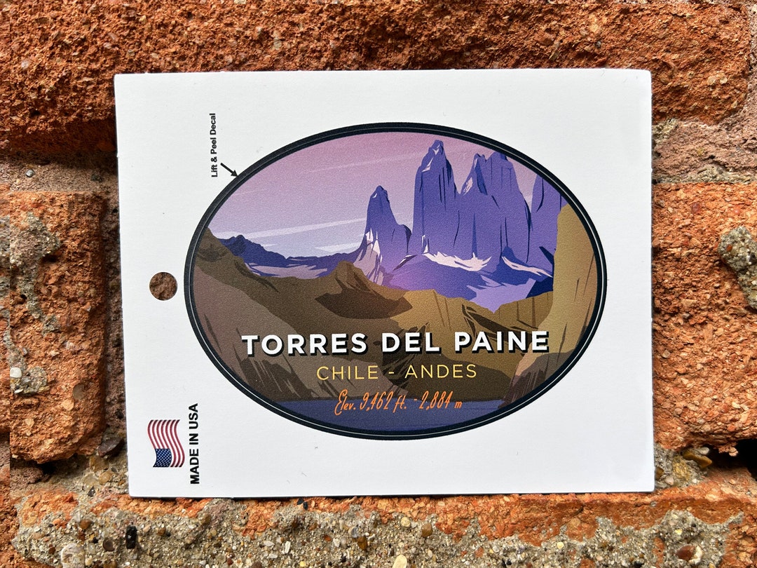Torres Del Paine Decal, Sticker - Etsy
