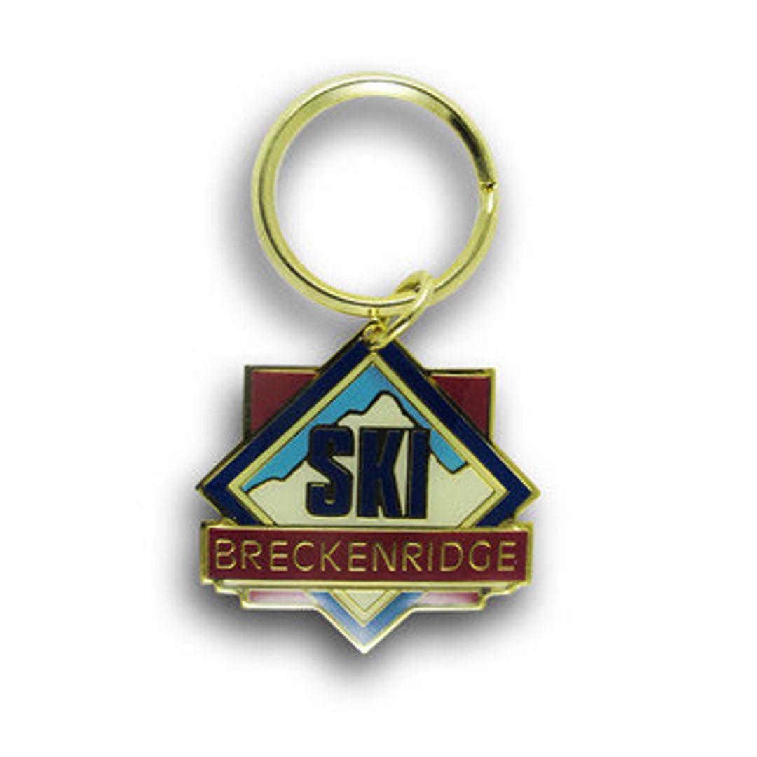 Breckenridge Diamond Ski Resort Keychain #13 - Etsy
