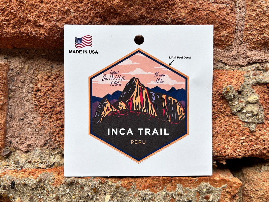 Inca Trail Decal, Sticker - Etsy