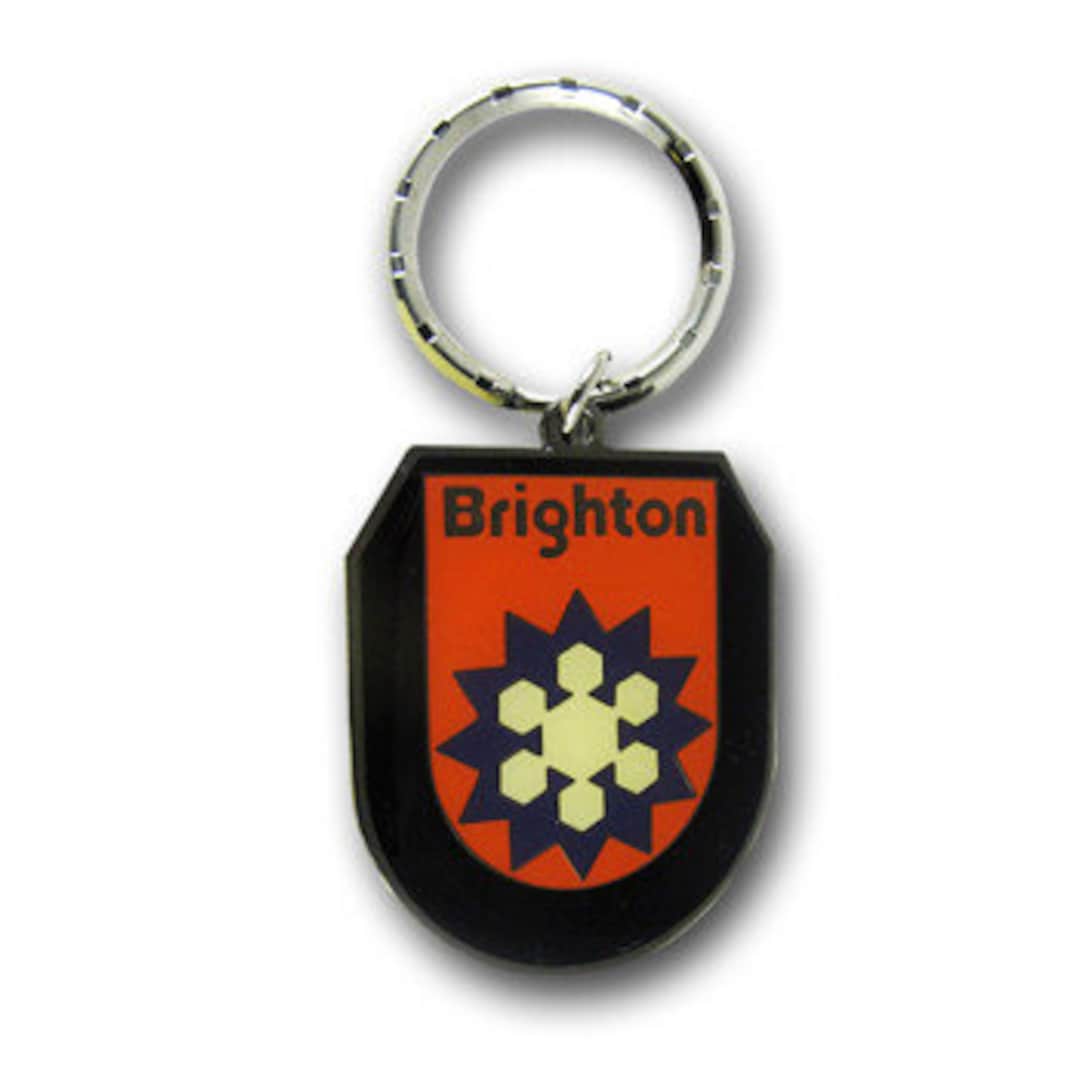 Brighton Logo Ski Resort Keychain #1 - Etsy