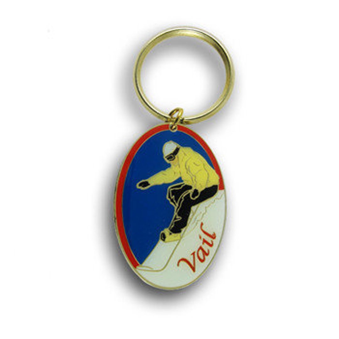 Vail Oval Keychain #6 - Etsy