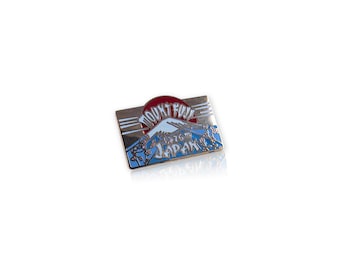 Japan Mount Fuji Stamp Enamel Pin, Beautiful Japan Pin, Pretty Mount ...