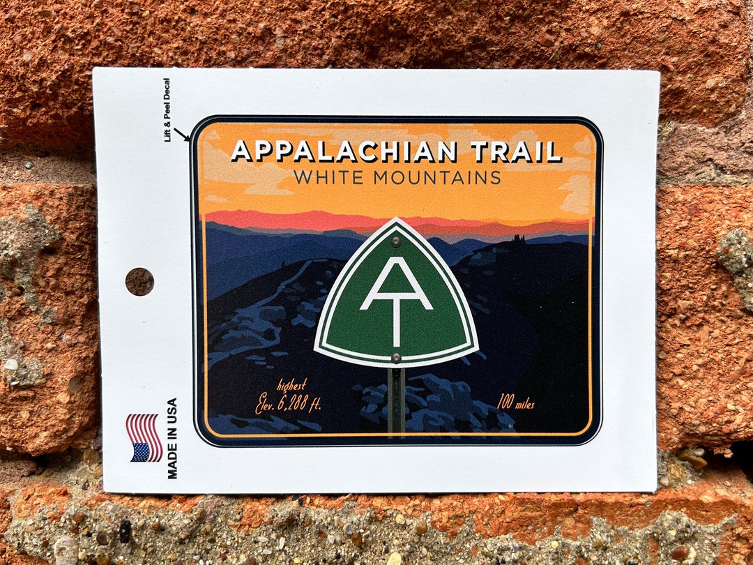 Appalachian Trail, White Mountains Decal, Sticker - Etsy