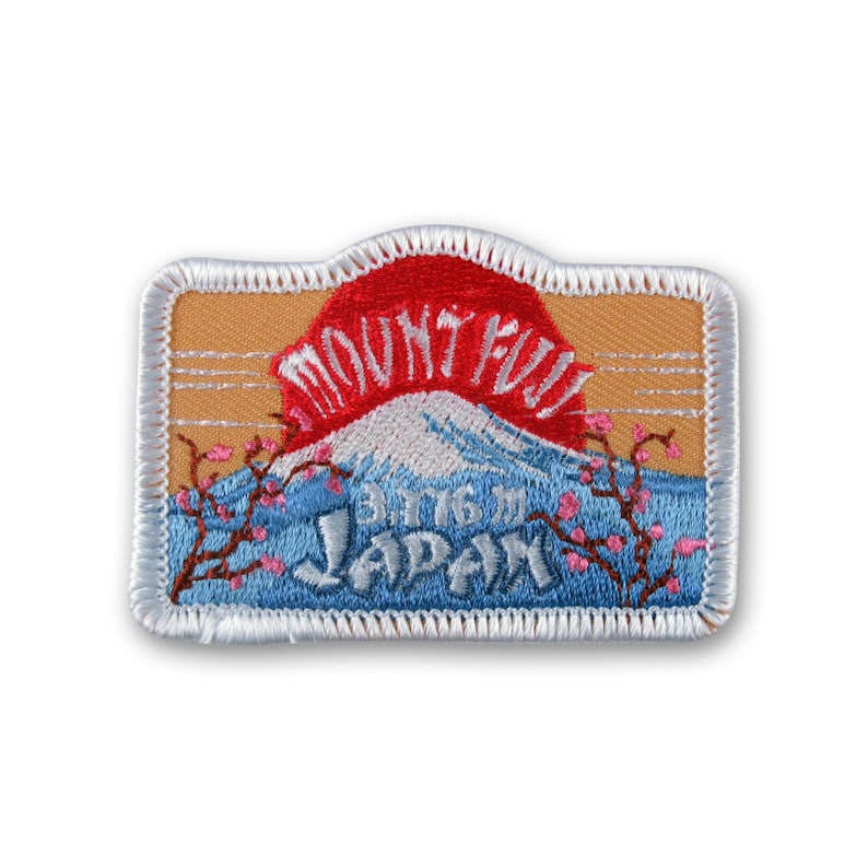 Mount Fuji Mountain Climbing Patch - Etsy