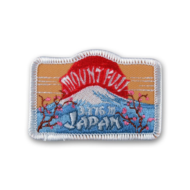 Mount Fuji Mountain Climbing Patch | Etsy