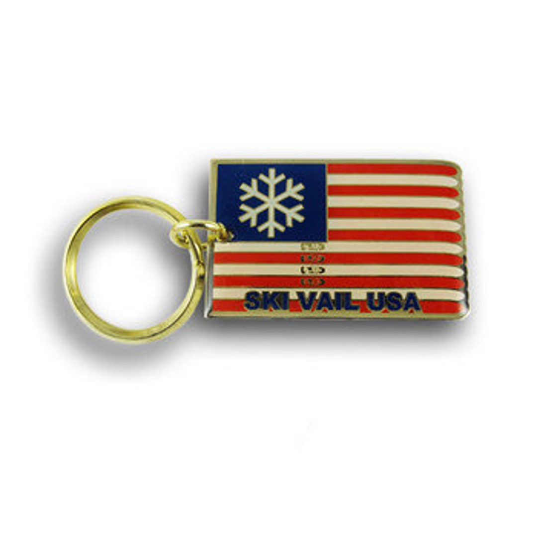 Vail Flag Keychain #11 - Etsy