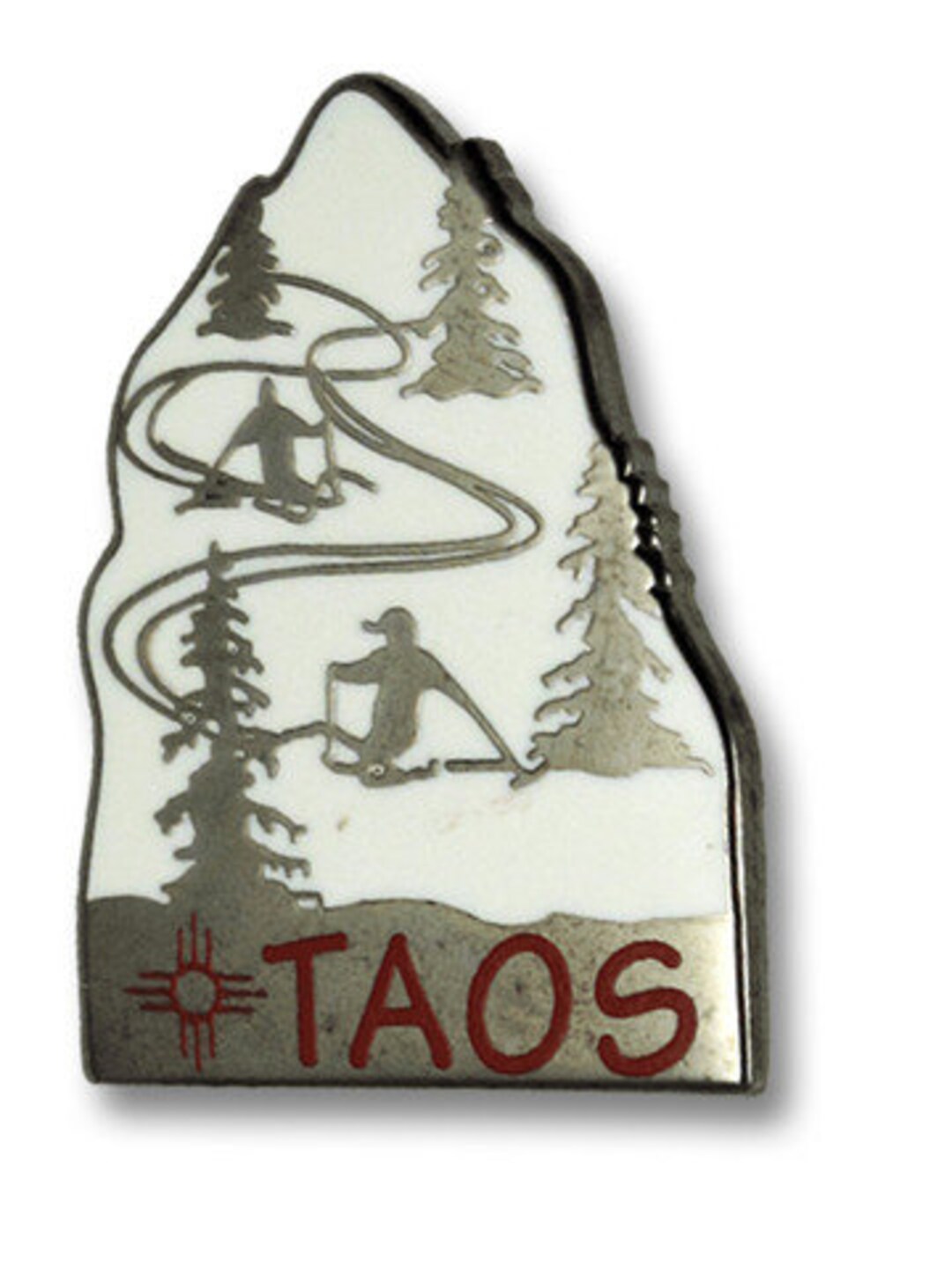Taos Ski Slope Ski Resort Pin - Etsy