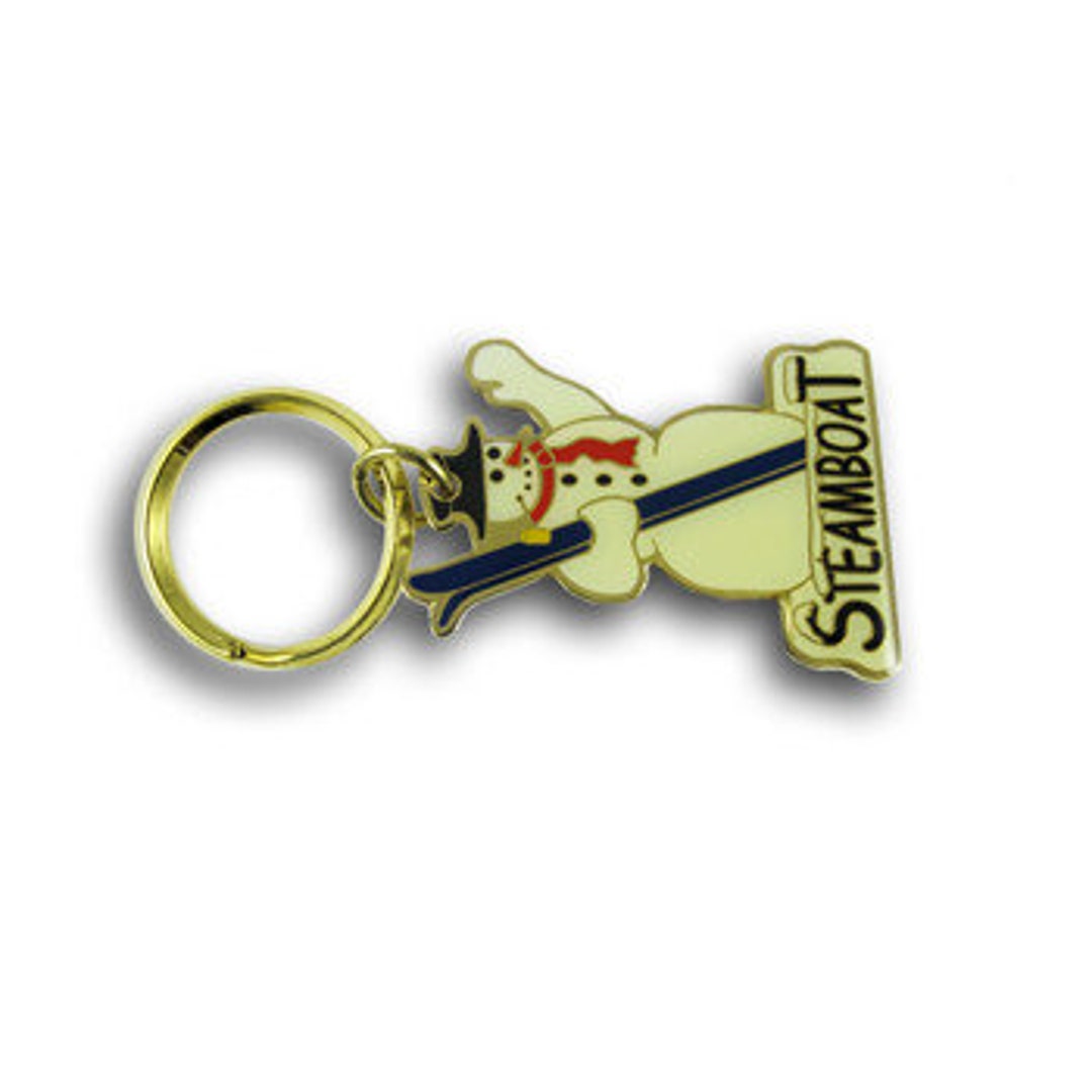 Steamboat Snowman Keychain #6 - Etsy