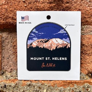 Mount St. Helens Decal, Sticker - Etsy