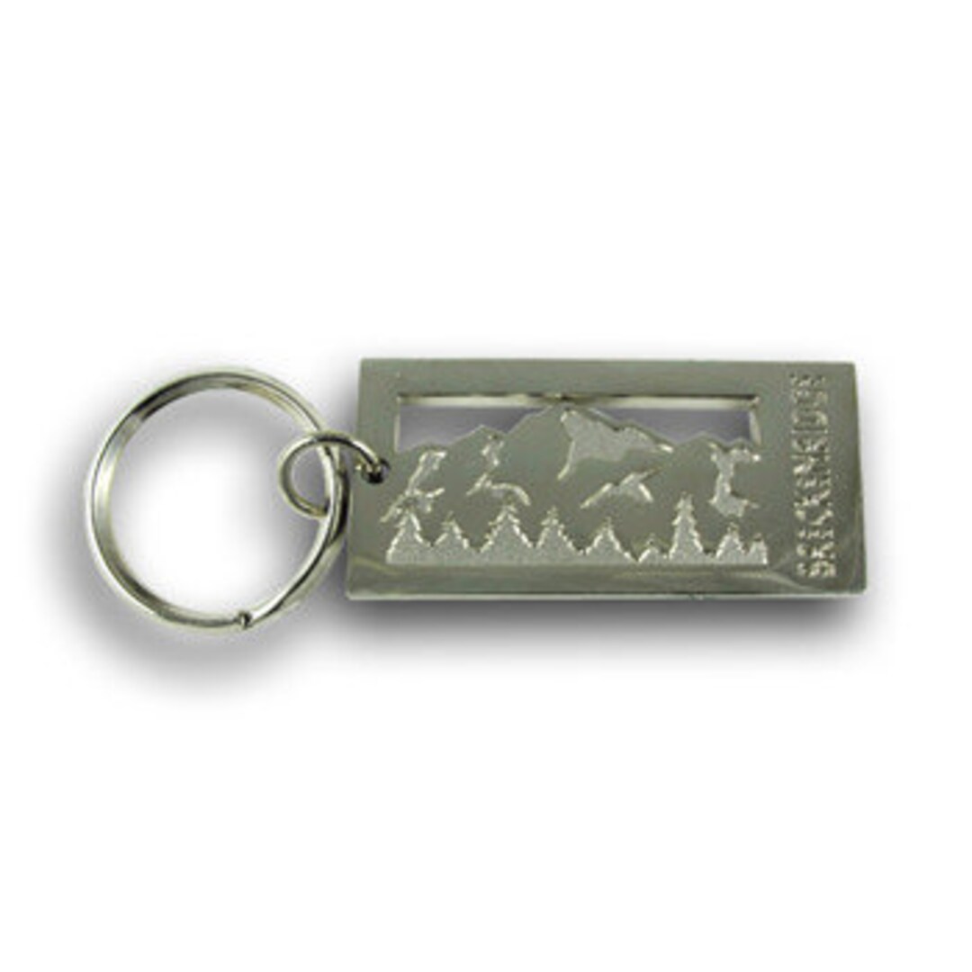 Breckenridge Mountain Range Ski Resort Keychain #2 - Etsy