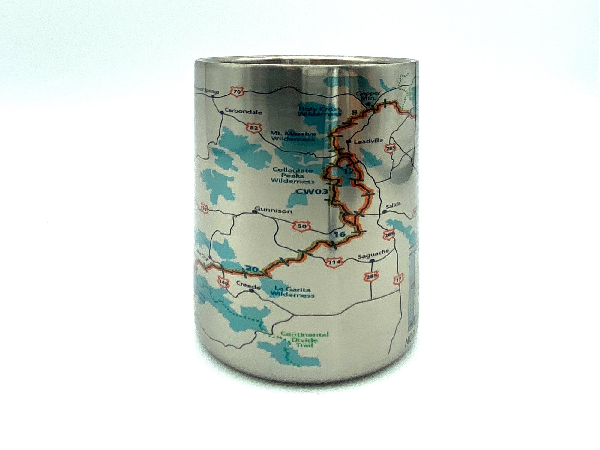 Colorado Trail Carabiner Coffee Mug Map Hiking Trekking - Etsy