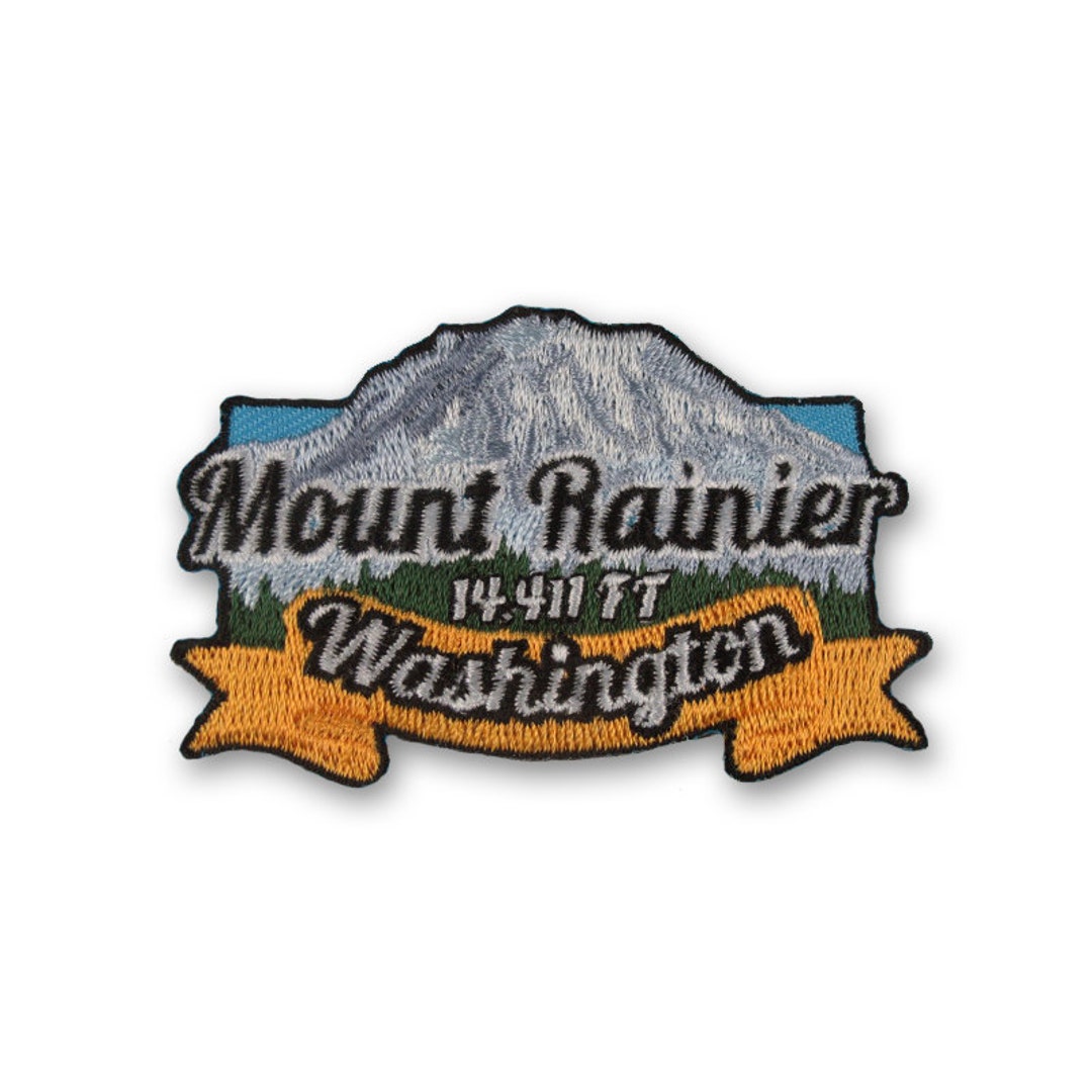 Mount Rainier Mountain Climbing Patch - Etsy