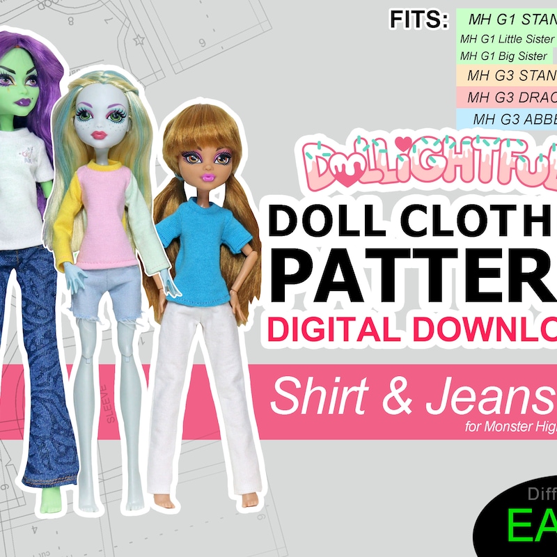 Dolls Clothes Jeans - Etsy